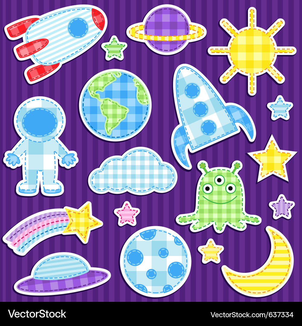 Sticker Astronaut Cartoon Vector Images (over 3,400)
