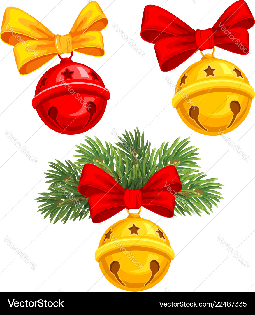Christmas Jingle Bells Royalty Free Vector Image