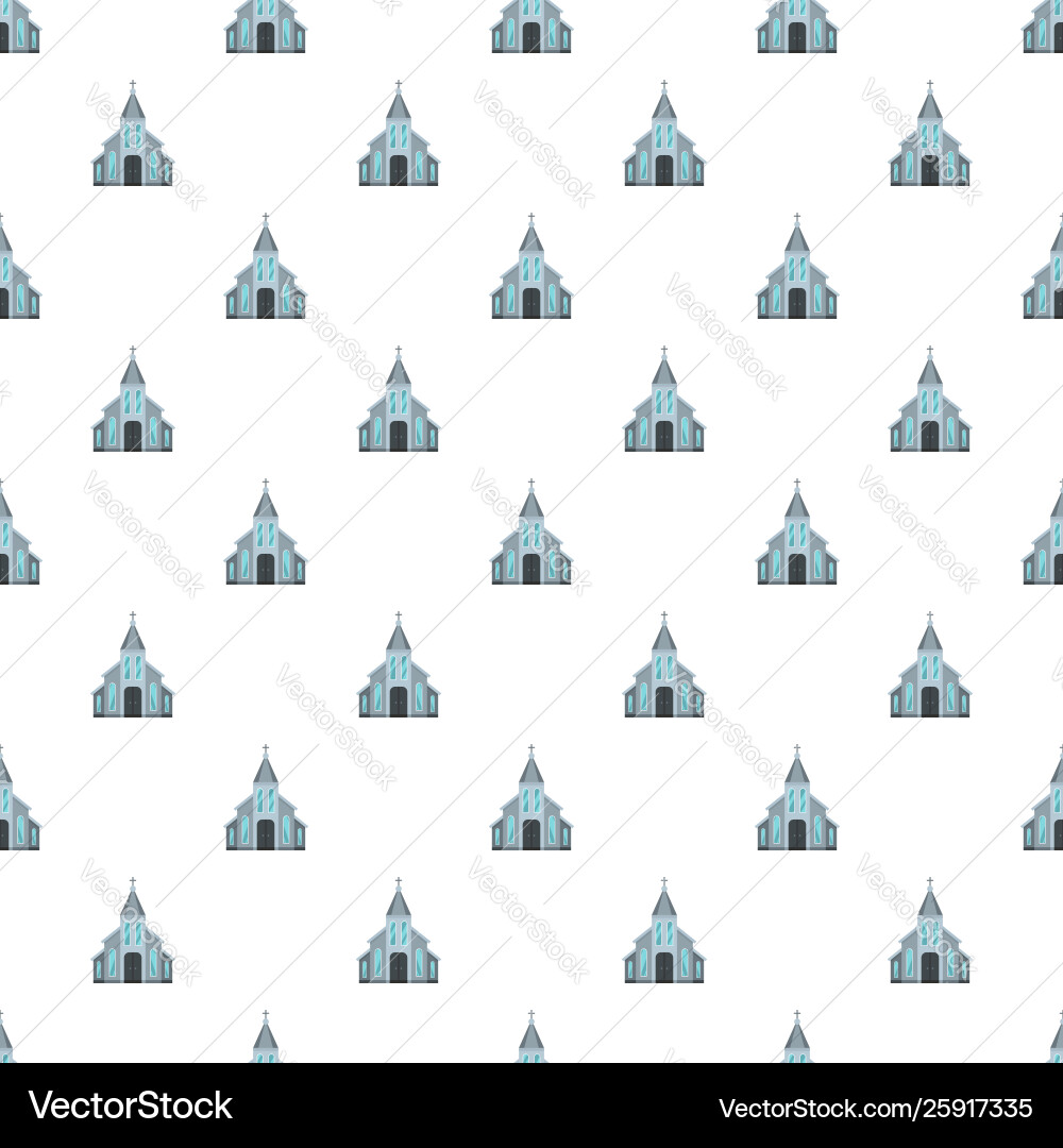 Western church pattern seamless Royalty Free Vector Image