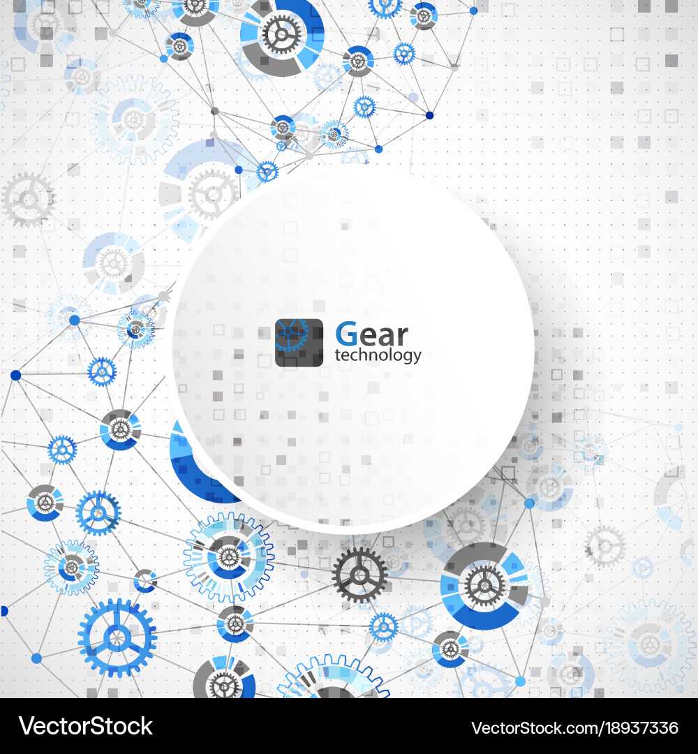 Abstract geometry technology background Royalty Free Vector