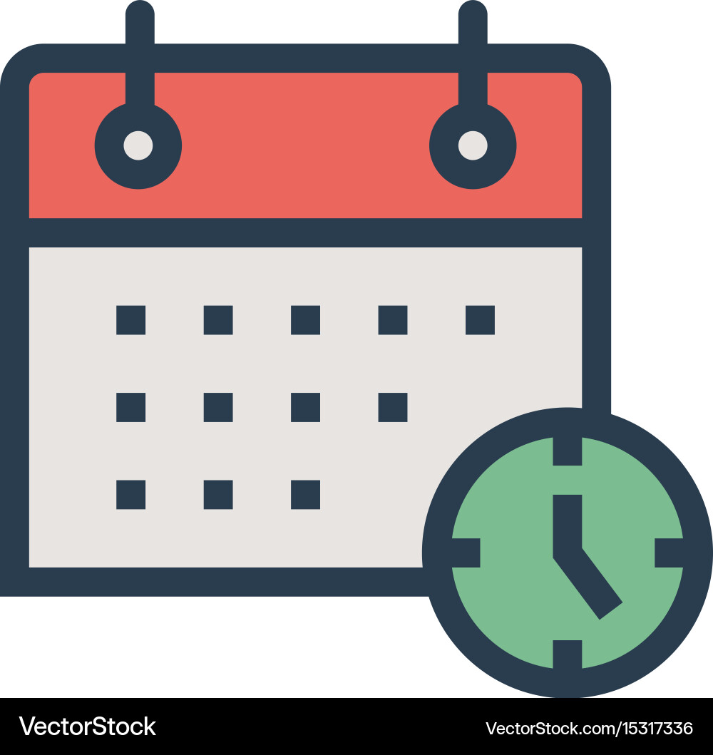 Schedule Royalty Free Vector Image - VectorStock