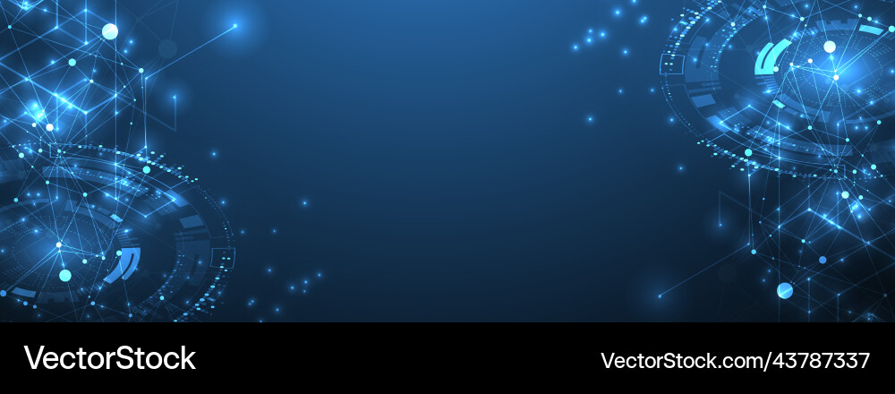 Abstract technology background hi-tech Royalty Free Vector