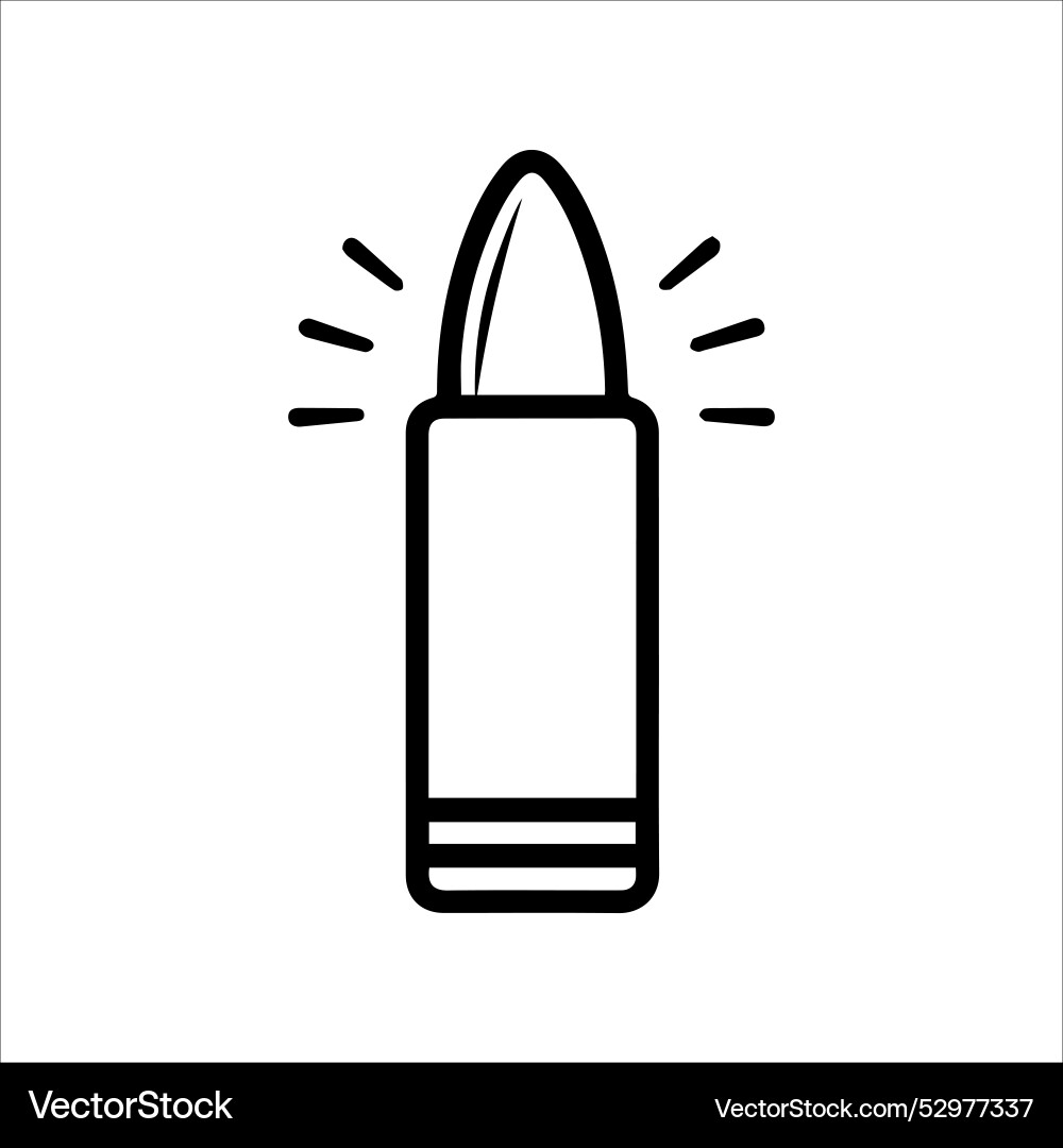 Bullet icon or modern line symbol art Royalty Free Vector