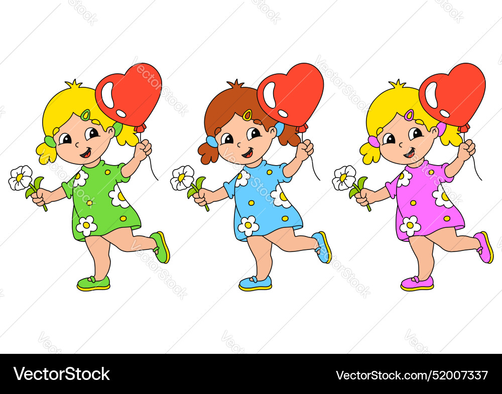 Cartoon character isolated on white background Vector Image