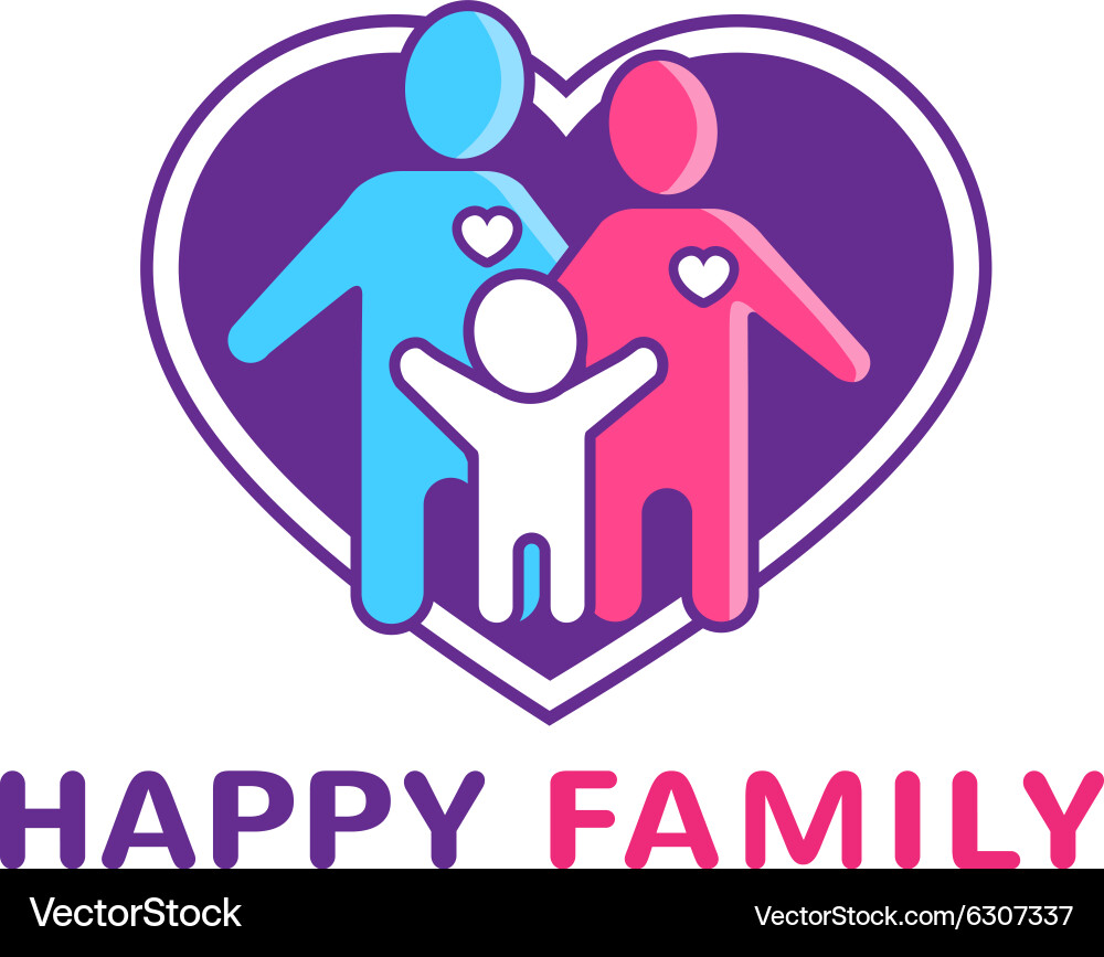 Family logo Royalty Free Vector Image - VectorStock