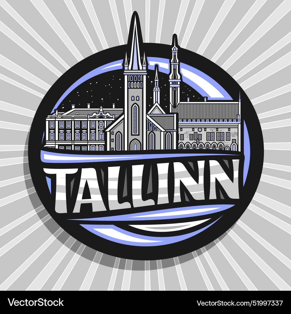 Logo for tallinn Royalty Free Vector Image - VectorStock