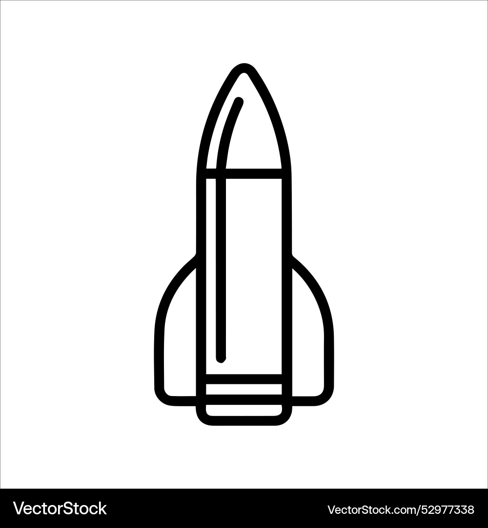 Bullet icon or modern line symbol art Royalty Free Vector
