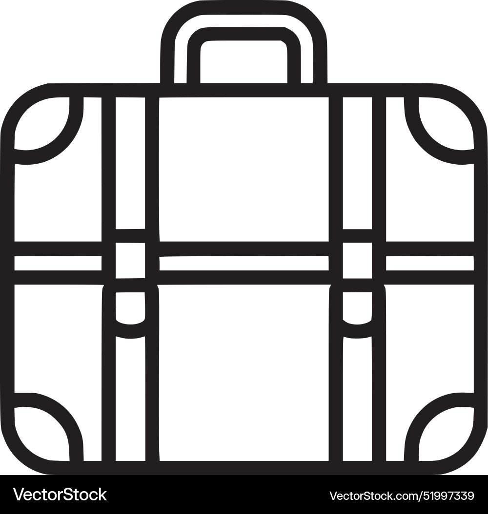 Suitcase Royalty Free Vector Image - VectorStock
