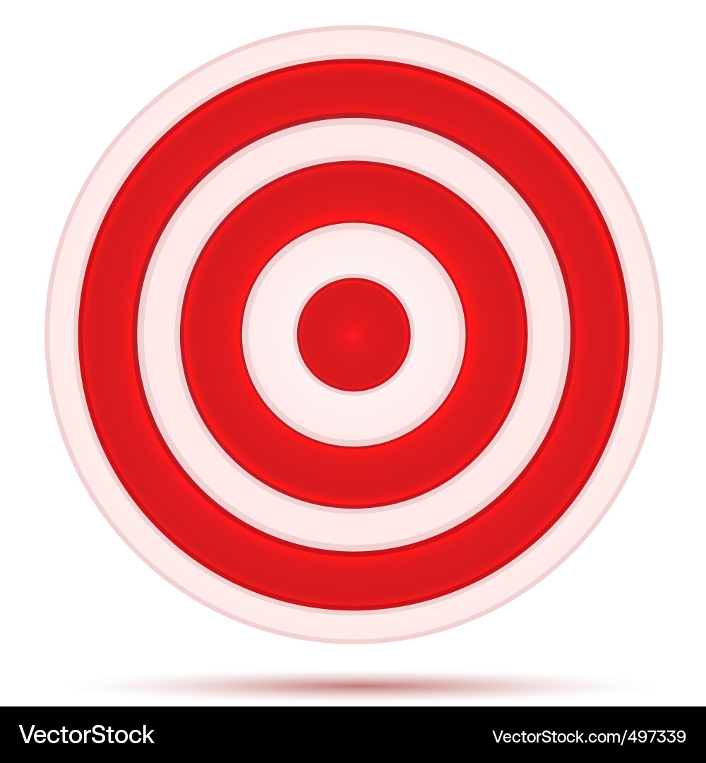 Target board Royalty Free Vector Image - VectorStock