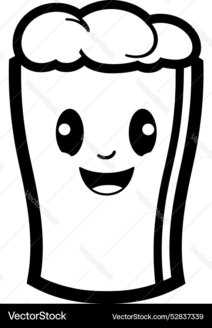 Tiny tankard emblematic logo hoppy heart symbol Vector Image