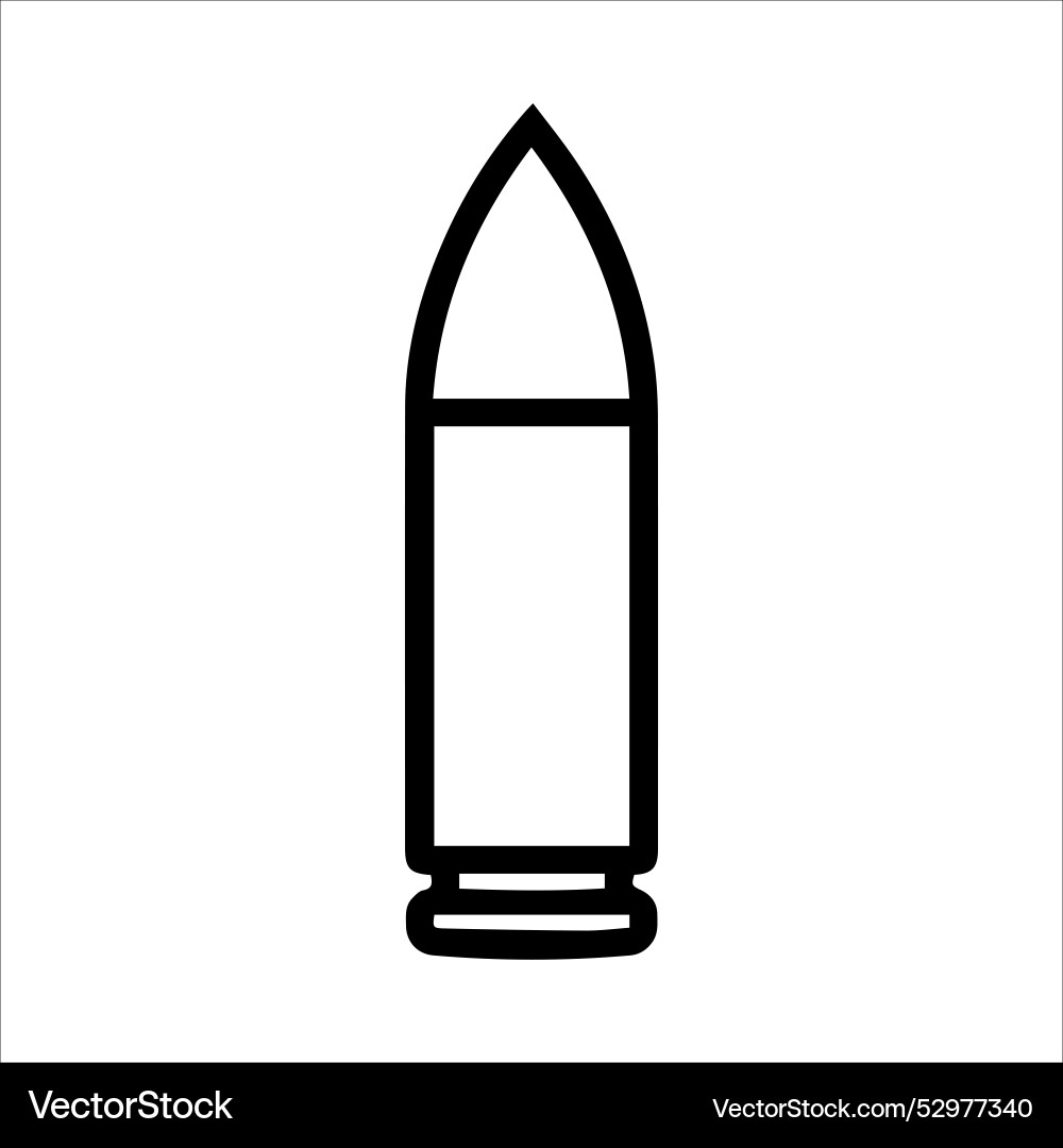 Bullet icon or modern line symbol art Royalty Free Vector