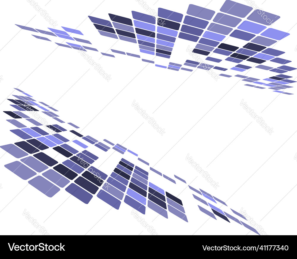 Checkered techno background Royalty Free Vector Image