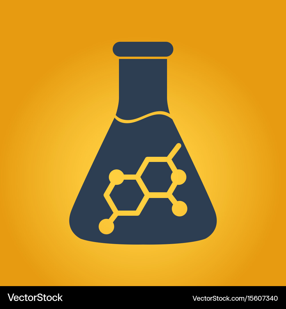 Chemistry logo Royalty Free Vector Image - VectorStock