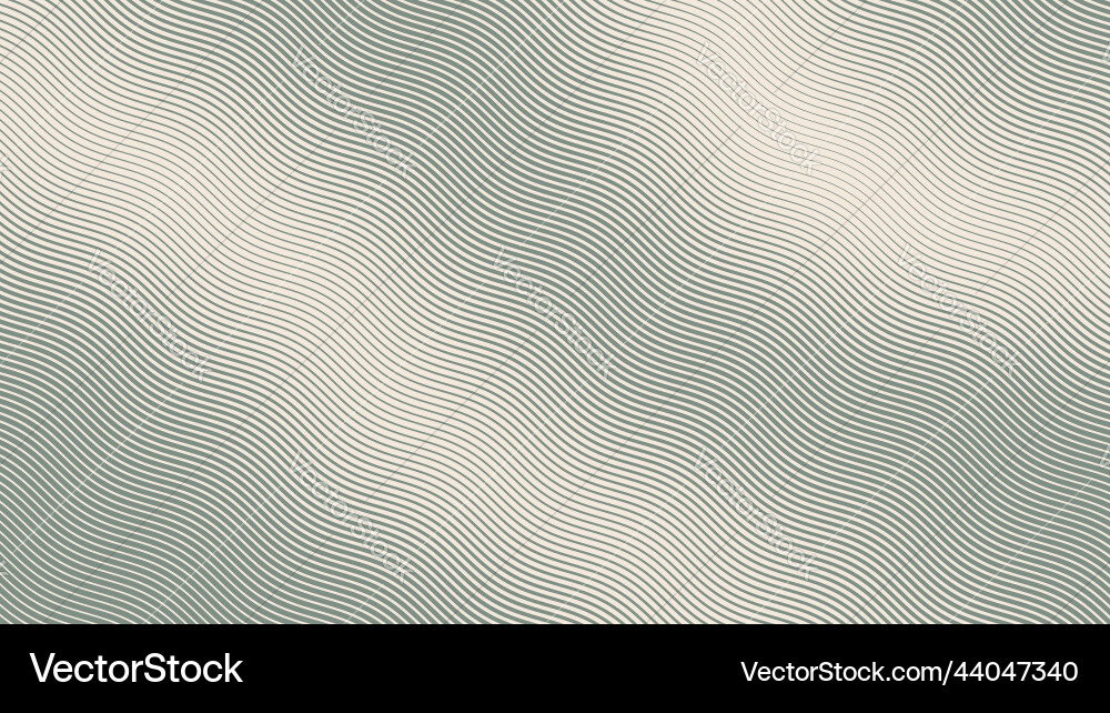 Oblique hatching wavy lines halftone pattern Vector Image