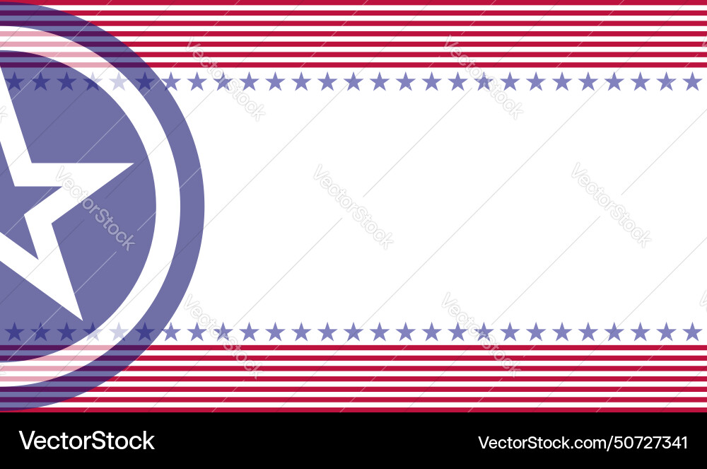 Usa flag symbols patriotic background Royalty Free Vector