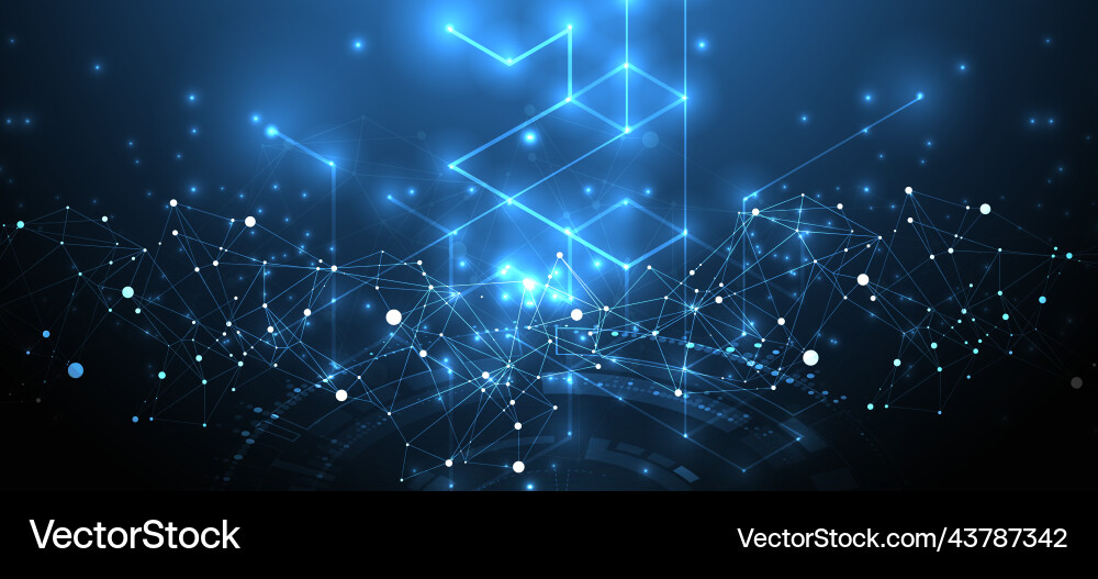 Abstract technology background hi-tech Royalty Free Vector