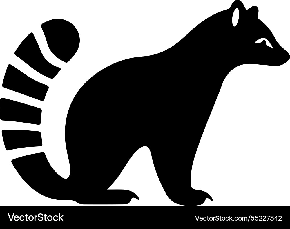 Coati silhouette Royalty Free Vector Image - VectorStock
