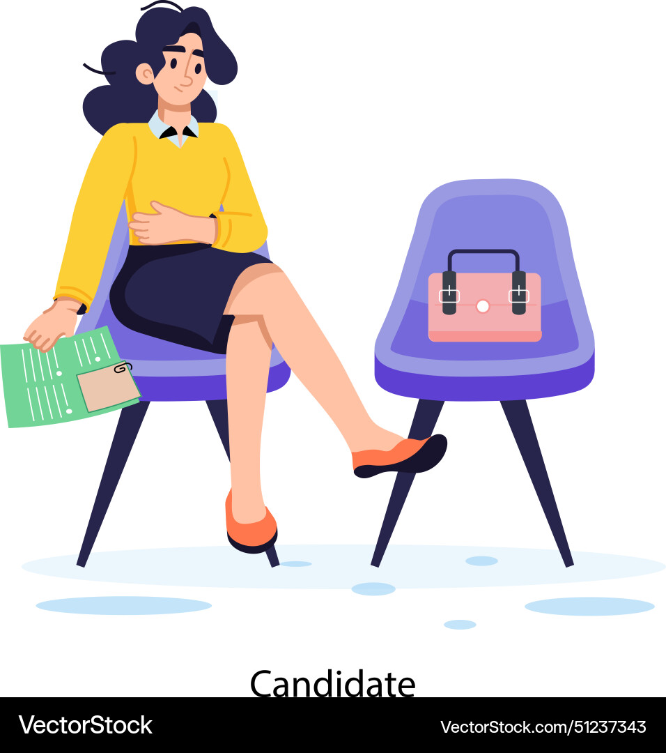 Candidate Royalty Free Vector Image - VectorStock