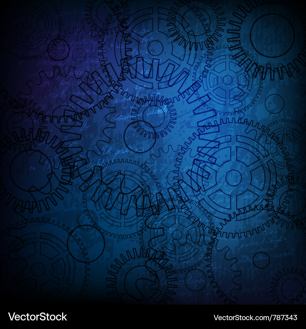 Gears background Royalty Free Vector Image - VectorStock