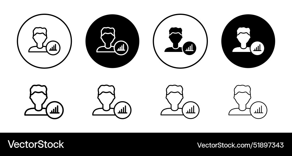 Personal assessment icon set collection for web Vector Image
