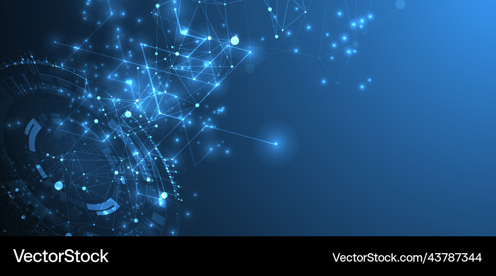 Abstract technology background hi-tech Royalty Free Vector