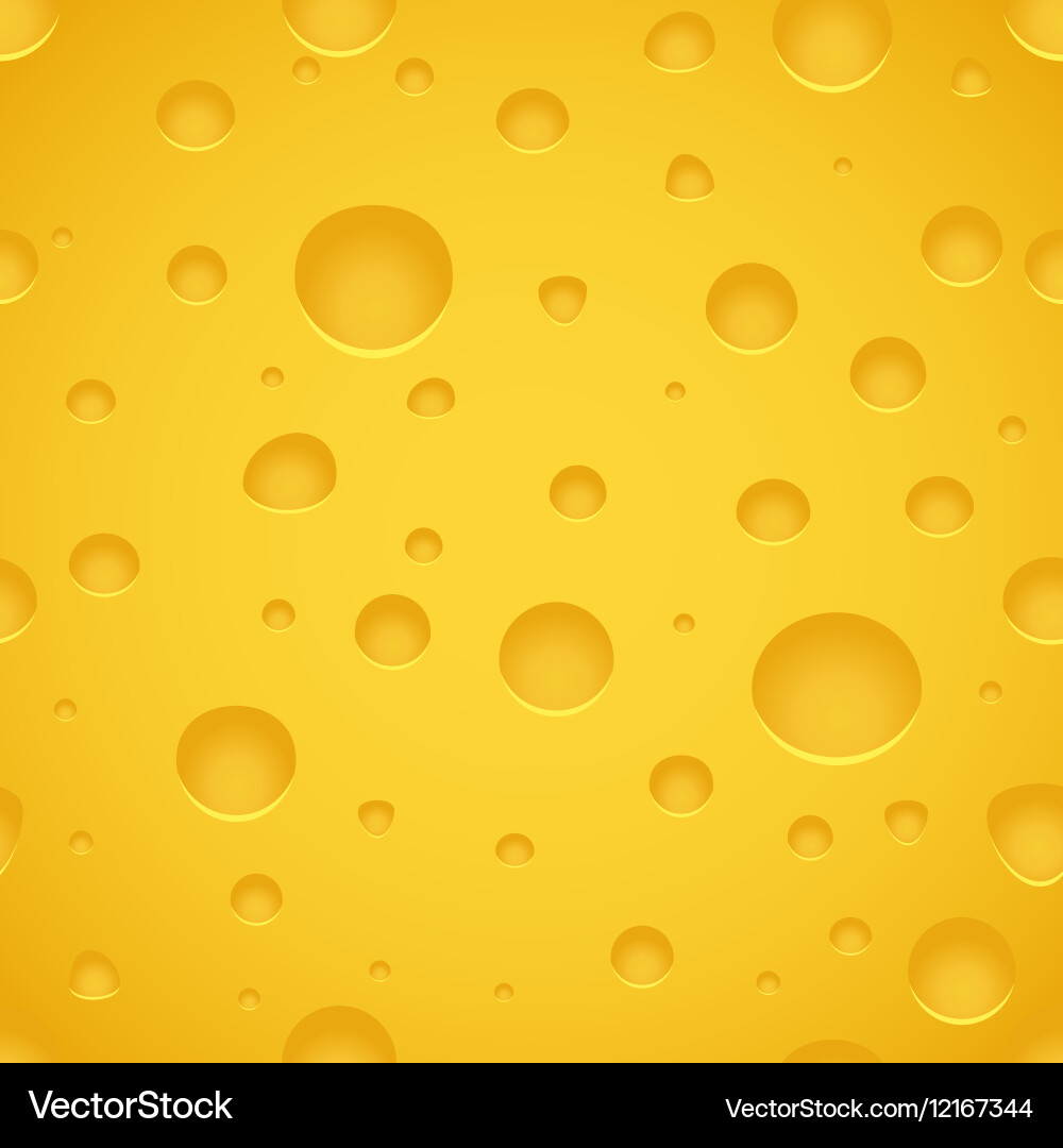 Cheese texture pattern Royalty Free Vector Image