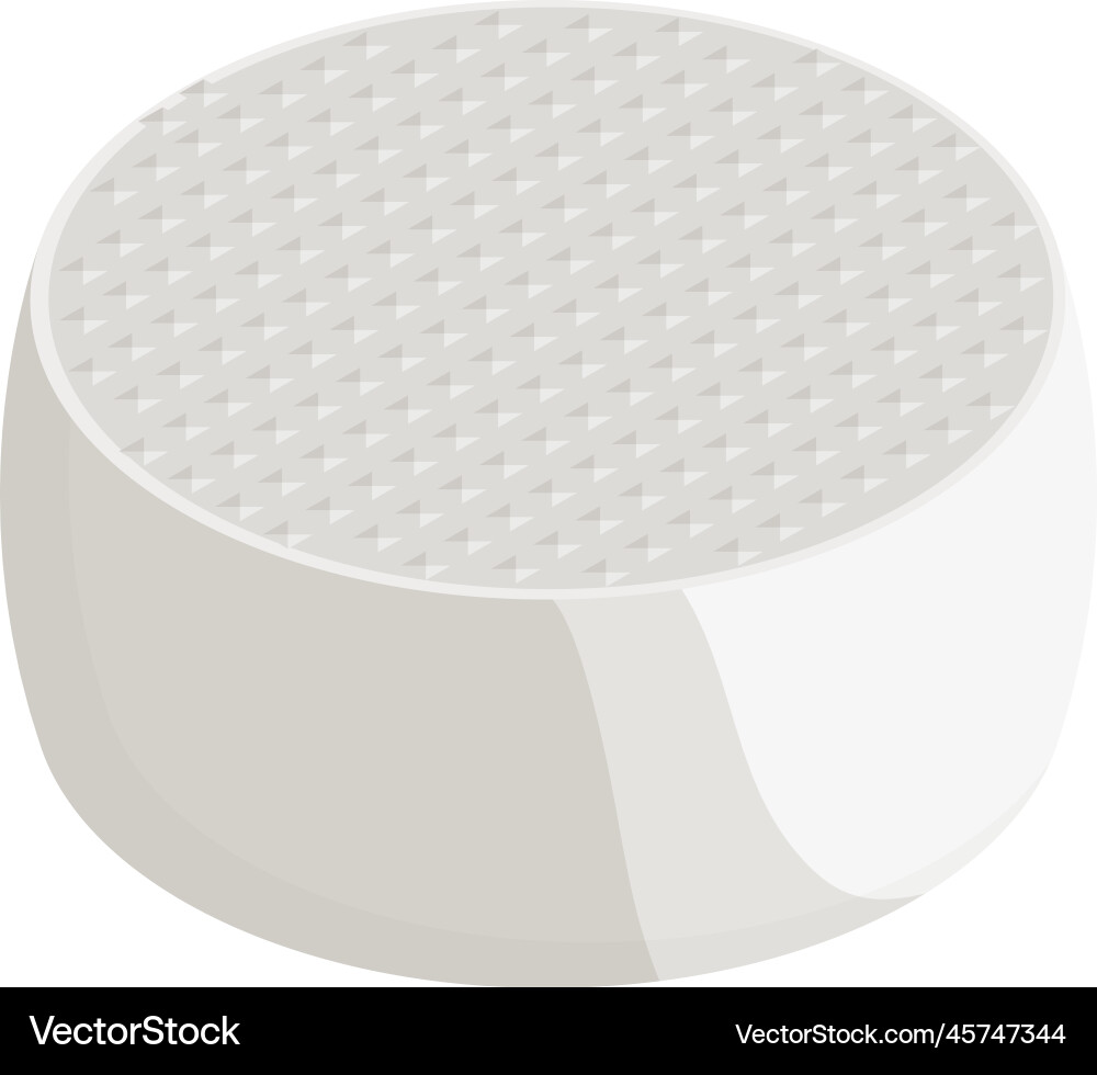 Soft cheese ring composition Royalty Free Vector Image