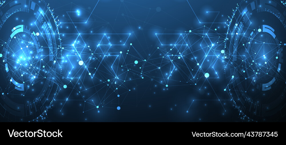 Abstract technology background hi-tech Royalty Free Vector