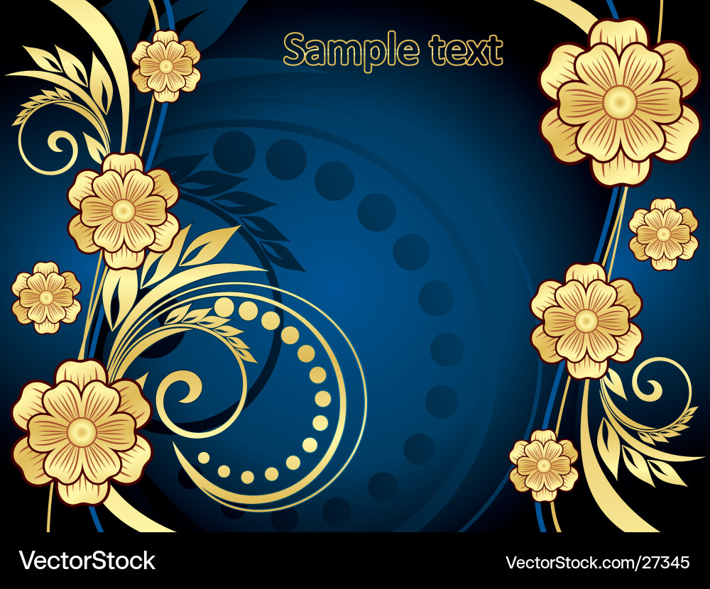 Gold pattern Royalty Free Vector Image - VectorStock