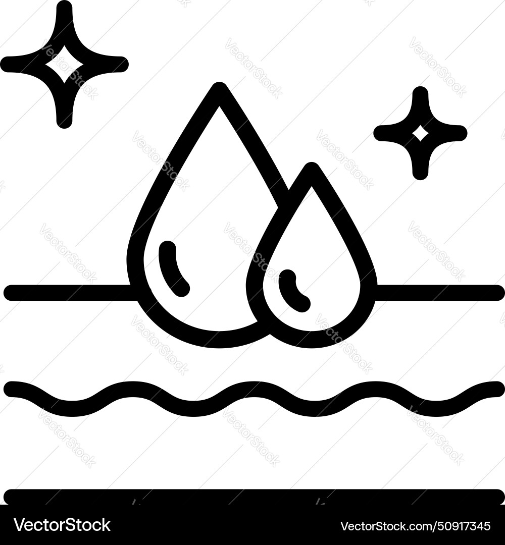 Moisturizing sticker and badge for cosmetic Vector Image