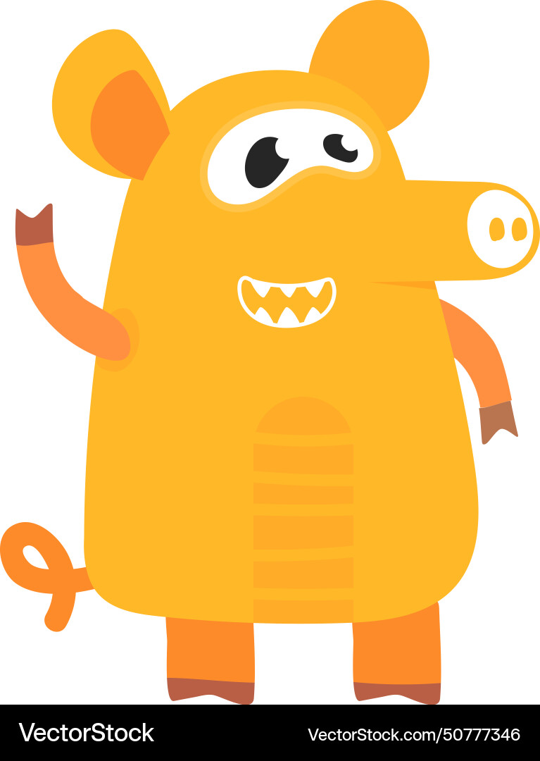 Fairytale creature fantasy animal character Vector Image