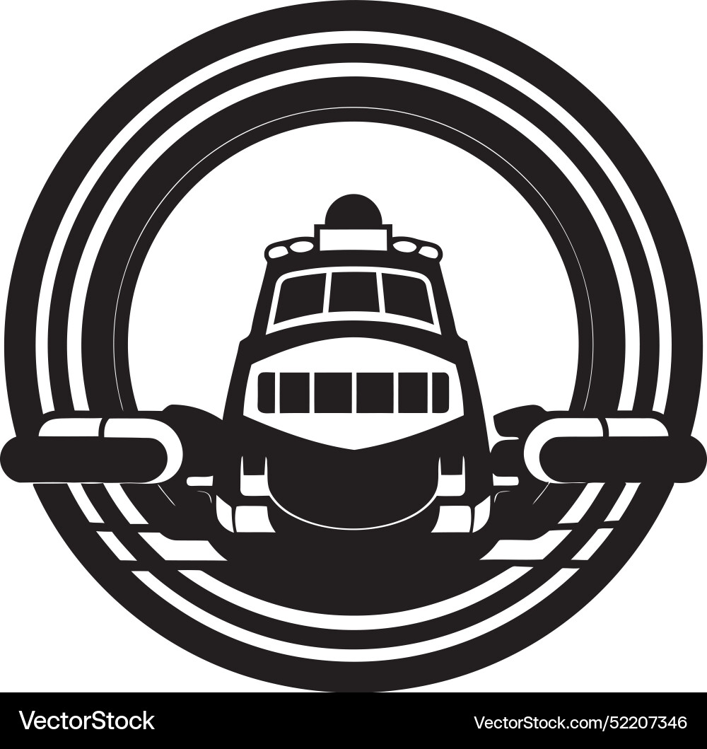 Hovercraft for search and rescue missions eco Vector Image