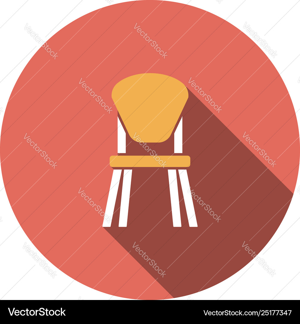 Child chair icon Royalty Free Vector Image - VectorStock