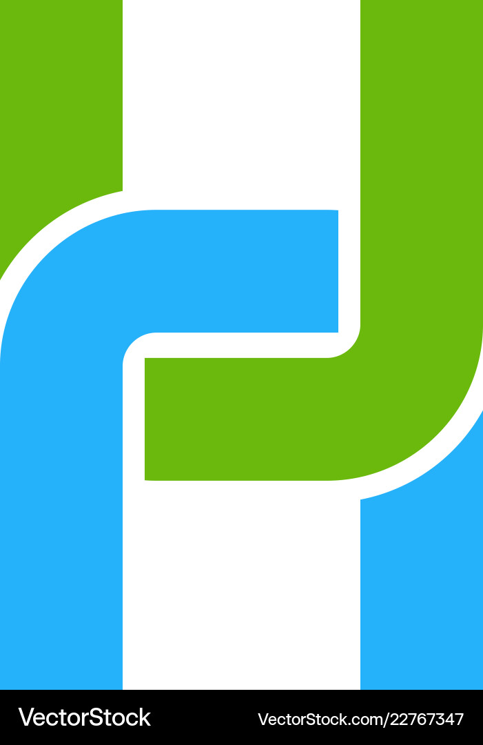 Link letter h logo icon design Royalty Free Vector Image