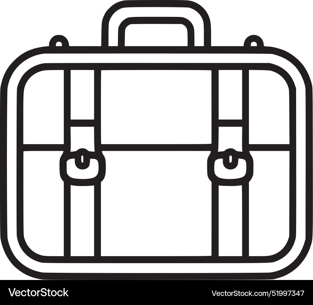 Suitcase Royalty Free Vector Image - VectorStock