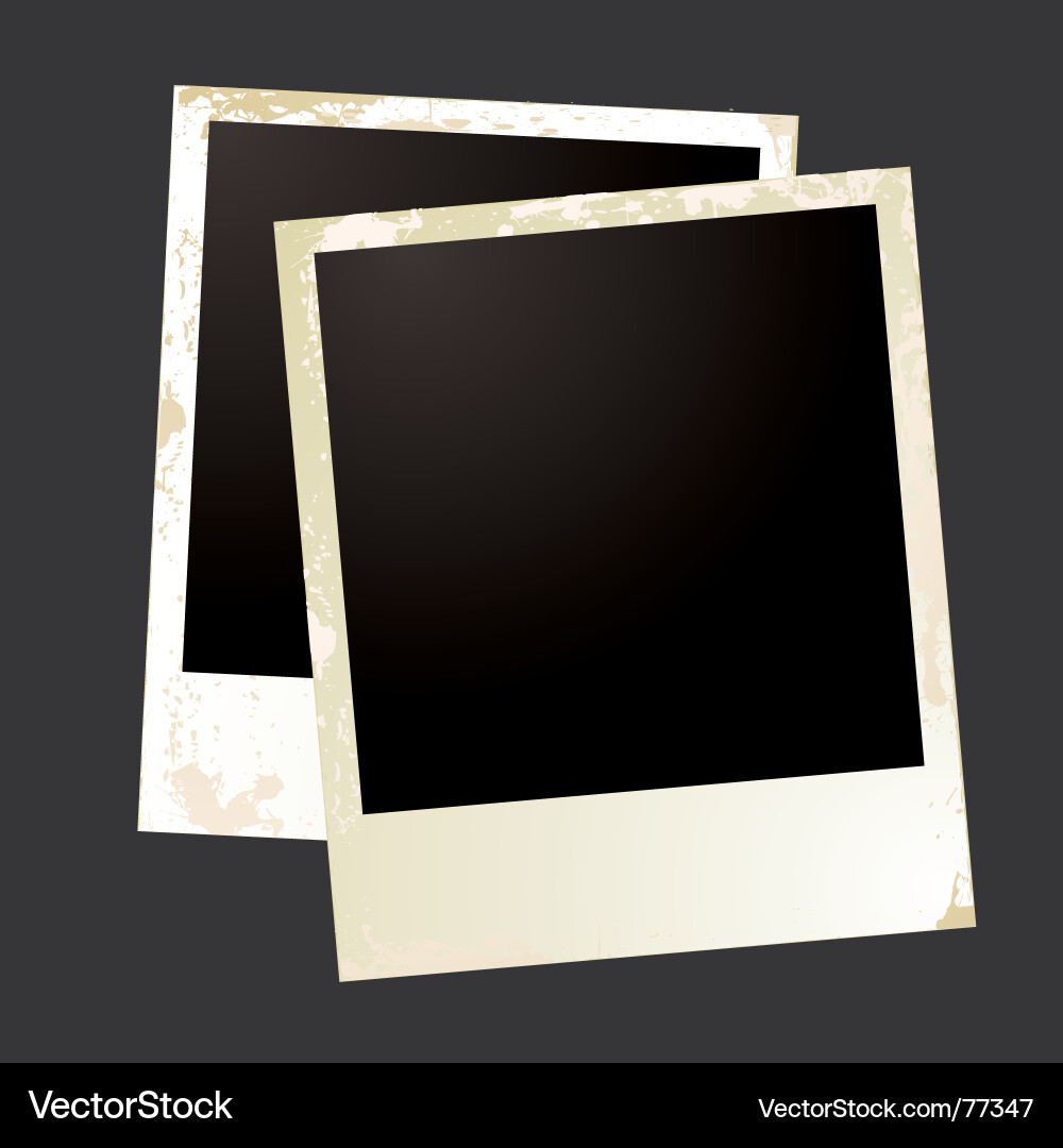 Vintage Photo Overlays Royalty Free Vector Image