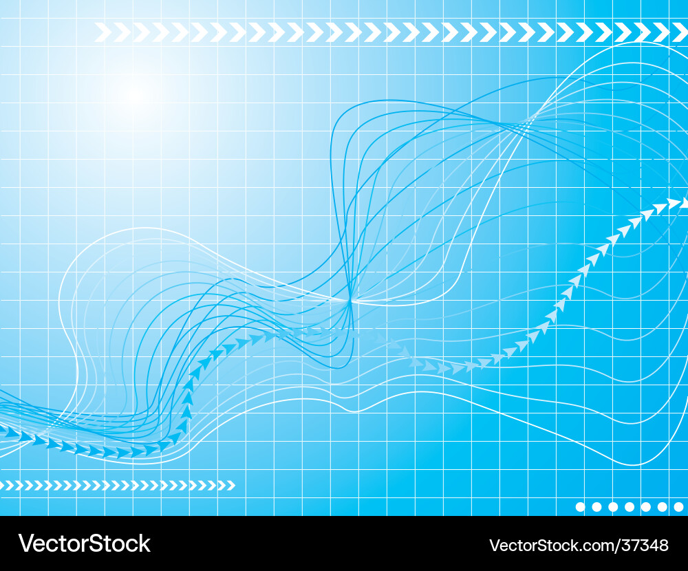 Graphical wave Royalty Free Vector Image - VectorStock