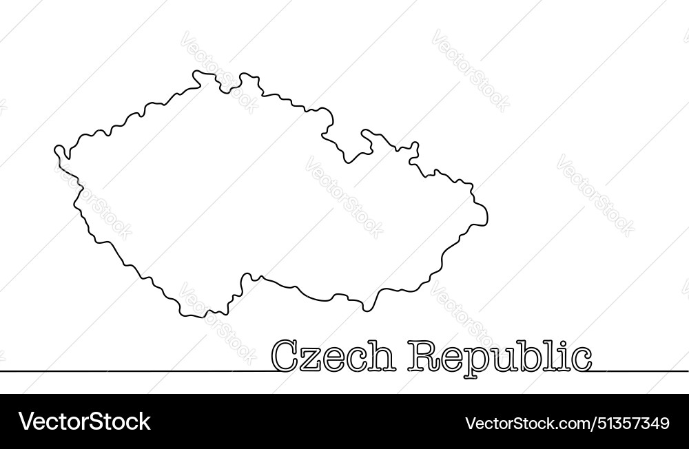 Czech republic Royalty Free Vector Image - VectorStock