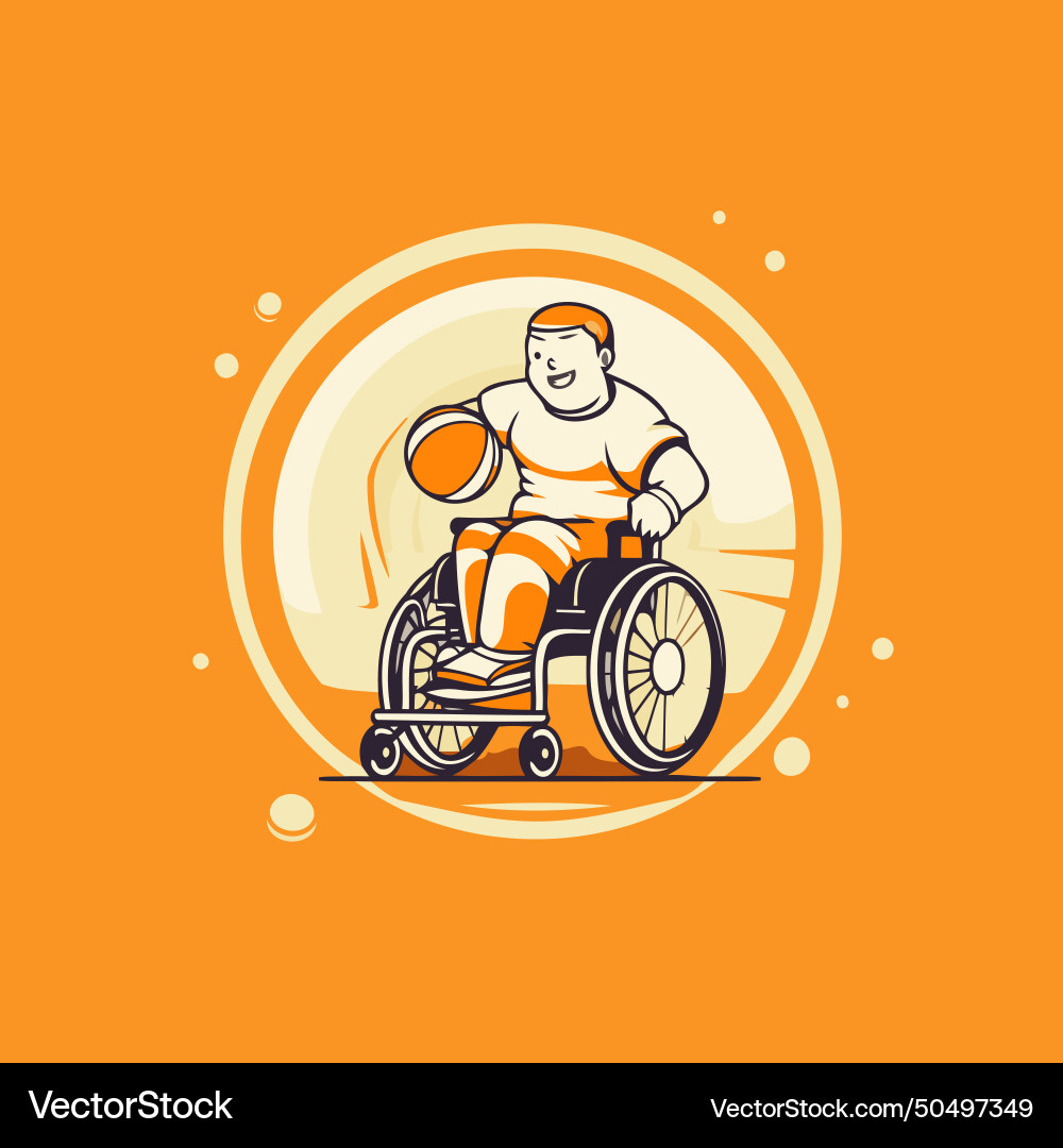 Wheelchair icon disabled person Royalty Free Vector Image