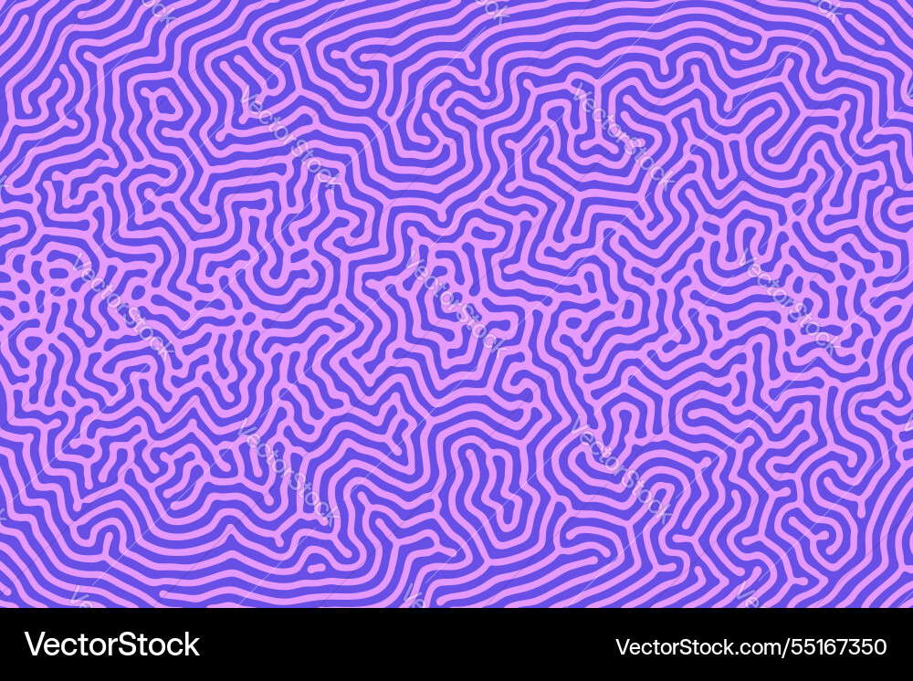 Crazy psychedelic surreal pattern violet shade Vector Image