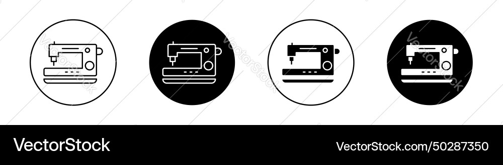 Sewing machine icon Royalty Free Vector Image - VectorStock