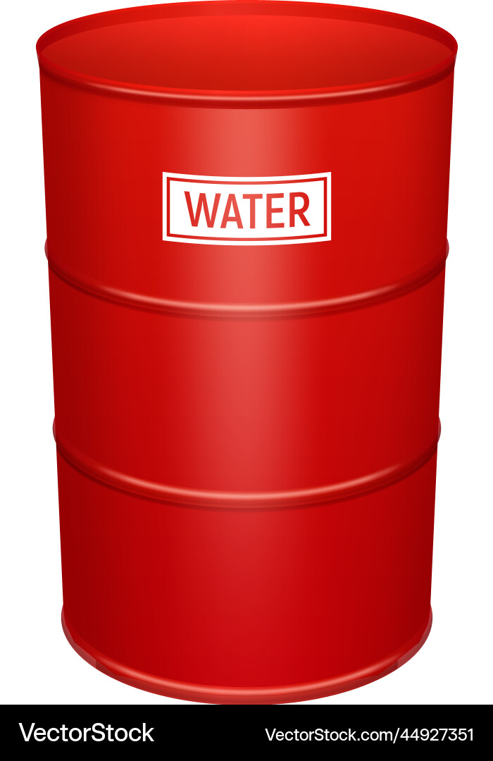 Fire fighting bucket composition Royalty Free Vector Image