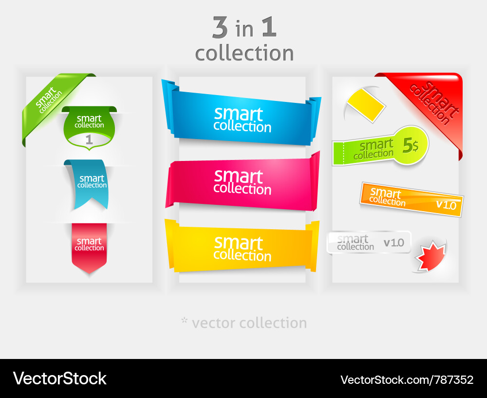 Banner & Ribbon Elements Royalty Free Vector Image