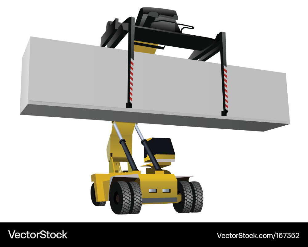Container lift Royalty Free Vector Image - VectorStock