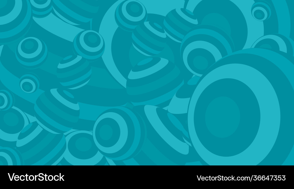 Abstract Blue Ball Pattern Royalty Free Vector Image