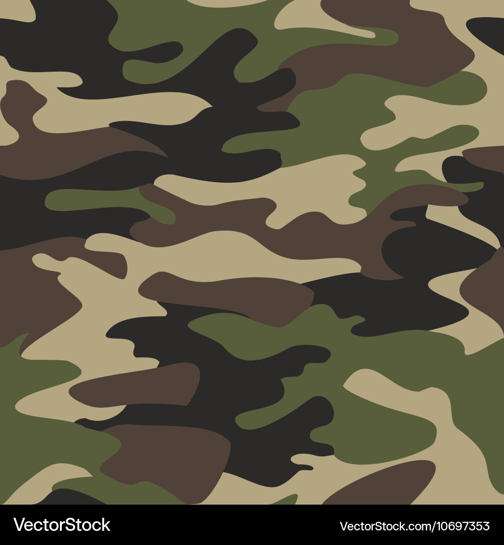 Camouflage Pattern Background Royalty Free Vector Image