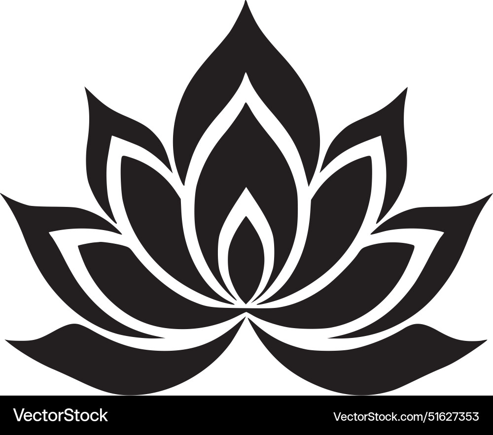Flower - high quality logo - ideal for t-shirt Vector Image