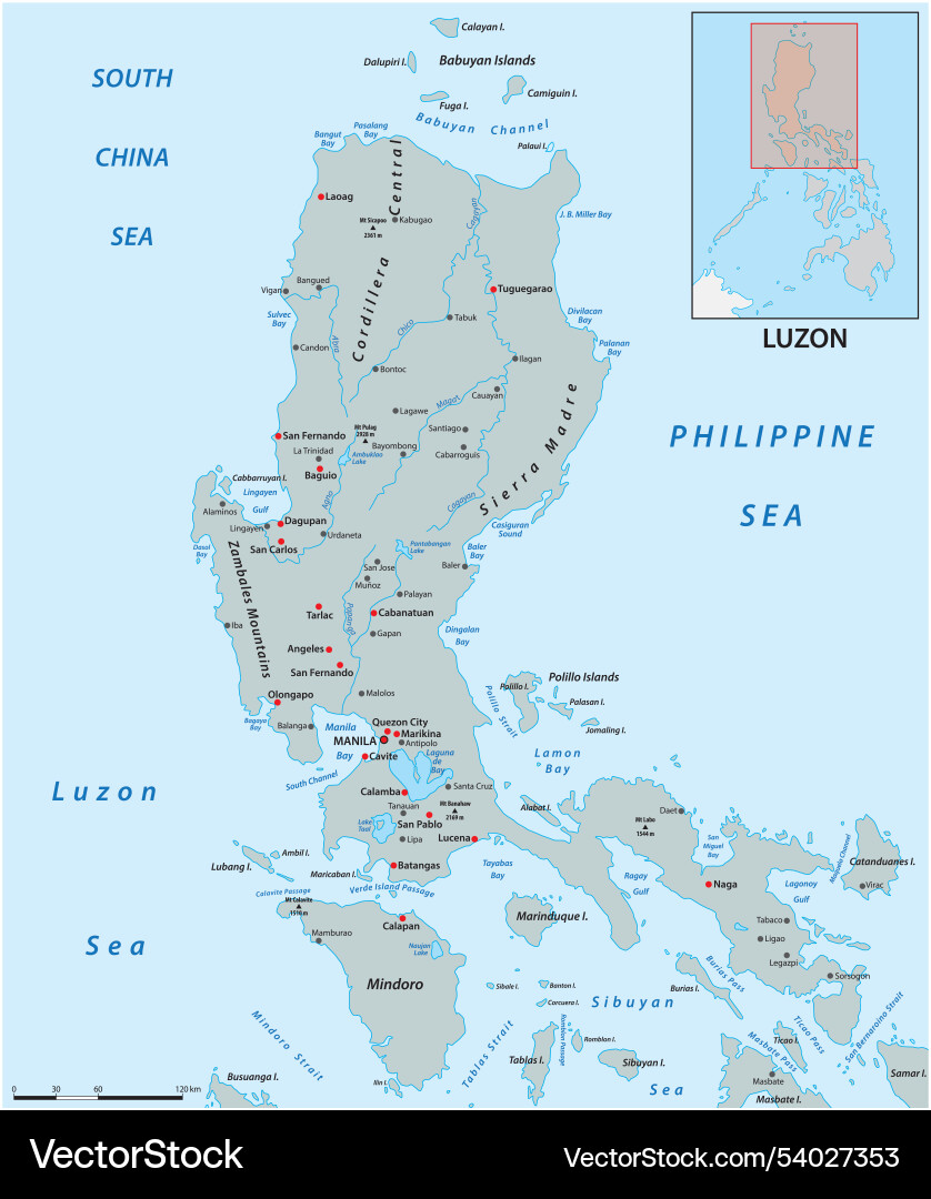 Map Of The Philippines With Cities Philippines Map And Philippines