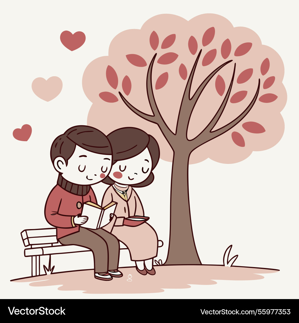 Romantic valentines day art set Royalty Free Vector Image