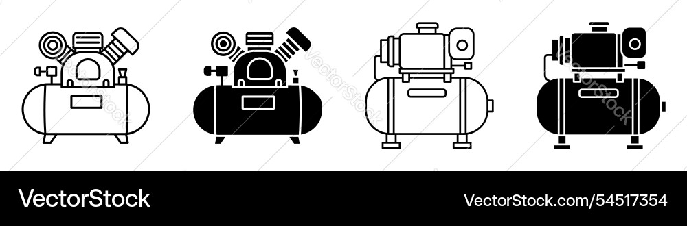 Air compressor icon Royalty Free Vector Image - VectorStock